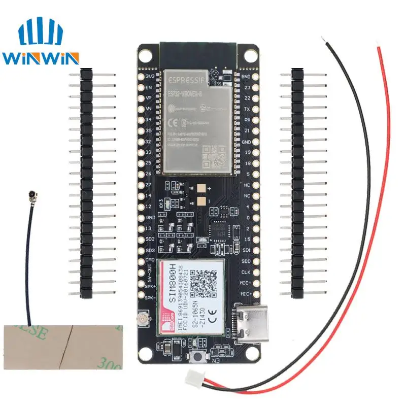 TTGO-T-Call-V1-4-CH9102F-ESP32-Wireless-Module-SIM-Antenna-SIM-Card ...