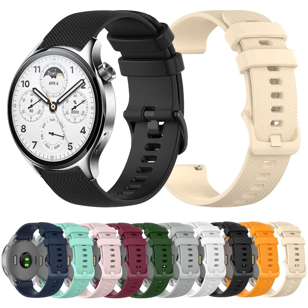 20mm 22mm Silicone Strap For Xiaomi Watch Color 2 Band Xiaomi Mi Watch ...