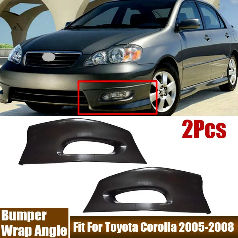 High Quality 2Pcs/Set Car Front Bumper Lip Lower Spoiler Diffuser Cover ...