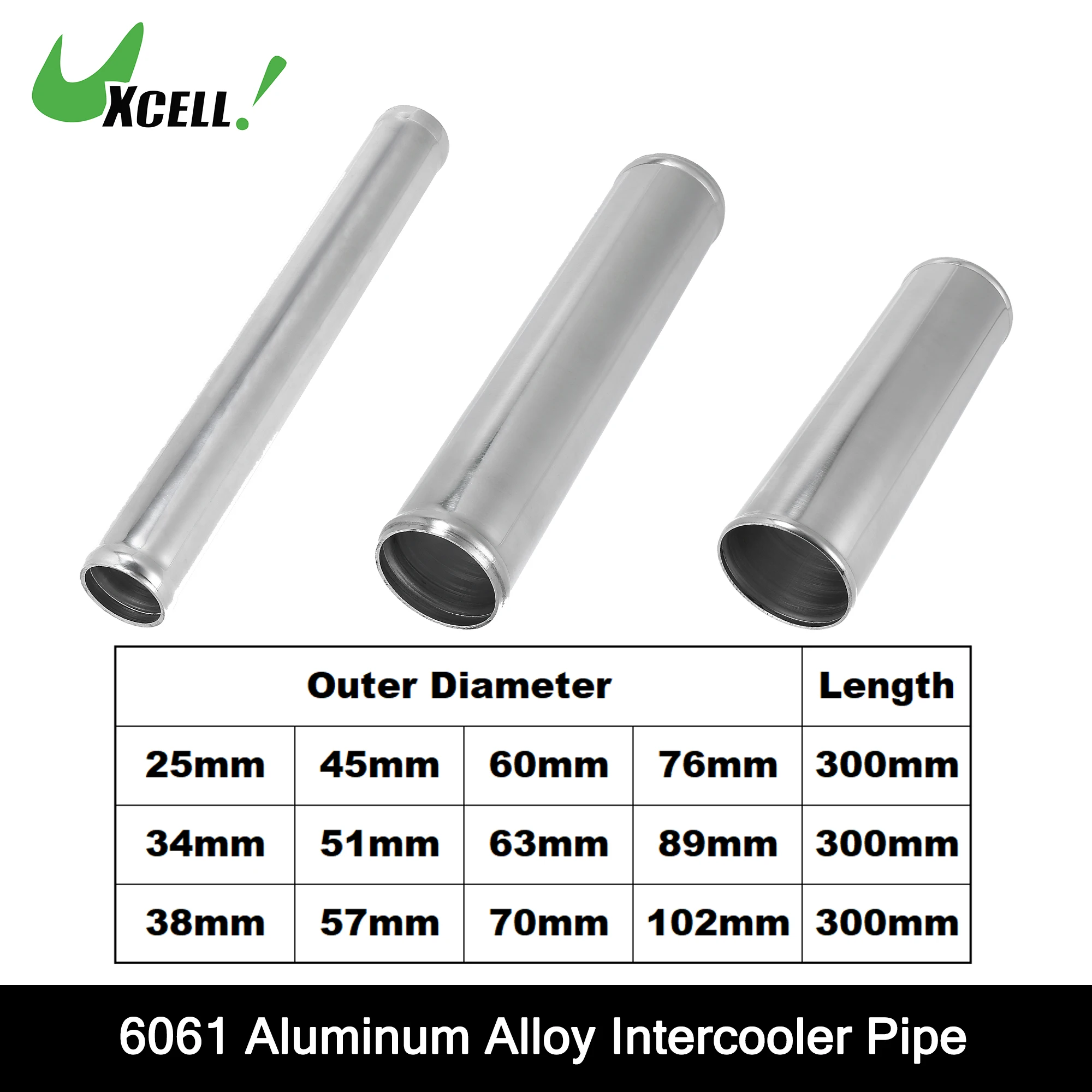 UXCELL-OD-38mm-51mm-57mm-63mm-89mm-Length-300mm-Aluminum-Alloy-Tube ...