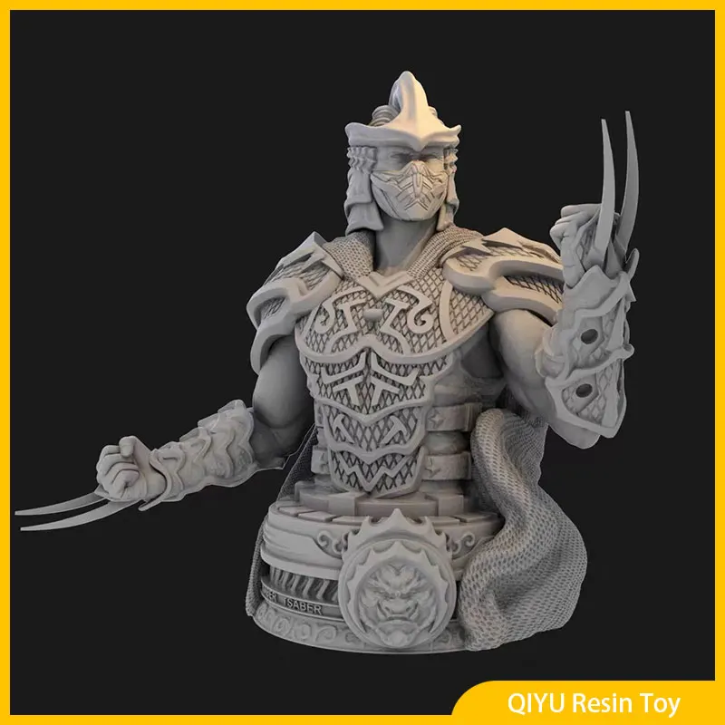 1/10 Ninja Turtles Shredder resin model bust GK white mold 3D printing ...
