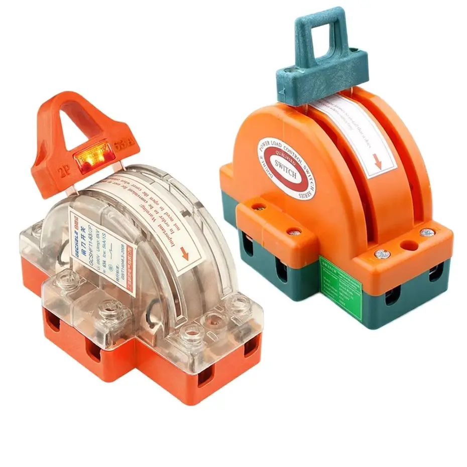 (1)High quality 2P knife switch 32A 63A 100A two-phase knife switch ...