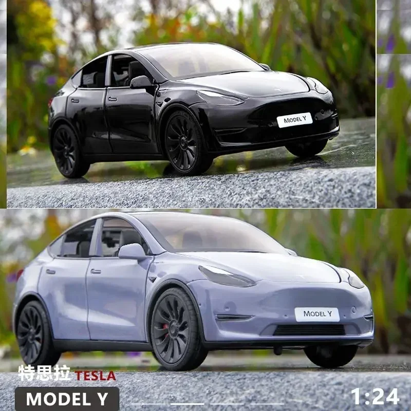 1-24-TESLA-MODEL-Y-High-Simulation-Diecast-Metal-Alloy-Model-car-Sound ...