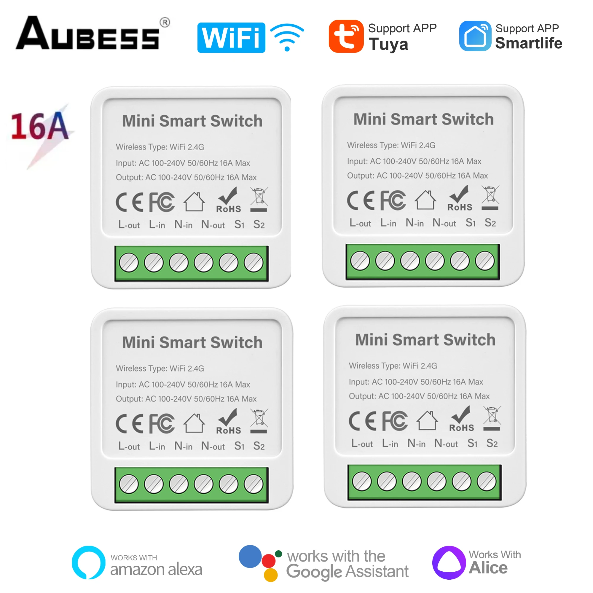 Tuya-Wifi-Smart-Switch-16A-2way-Mini-Smart-Switch-Wireless-Relay-Smart ...