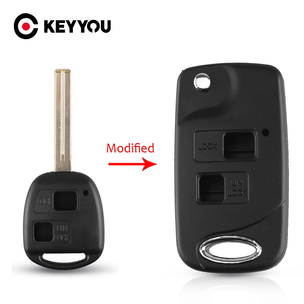 KEYYOU Remote Key Shell For Lexus RX300 LS400 LS430 ES330 SC430 IS300 ...