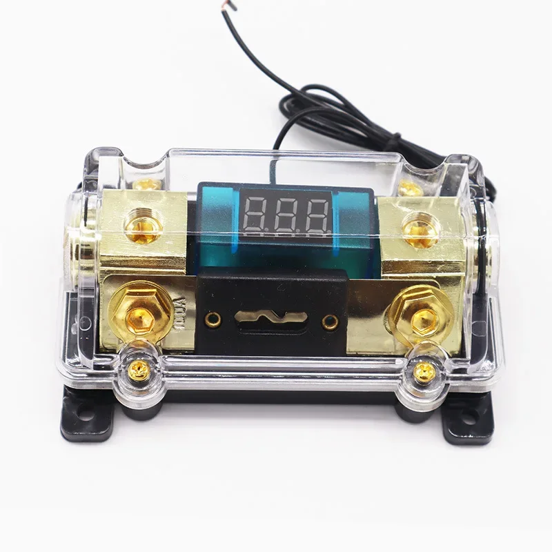 Car-Stereo-Audio-Led-Display-Digital-Voltage-Inline-ANL-Fuse-Holder-0-2 ...
