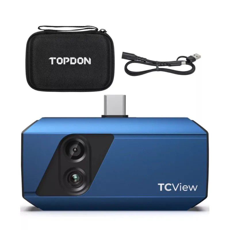 TOPDON-TC001-Plus-Thermal-Camera-256-192-Pixels-100W-Visible-Light-Lens ...