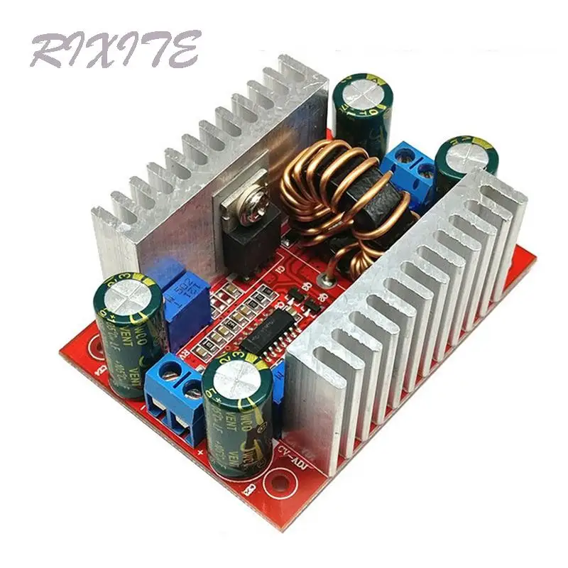 DC 400W 15A Step-up Boost Converter Constant Current Power Supply LED Driver 8.5-50V to 10-60V ...