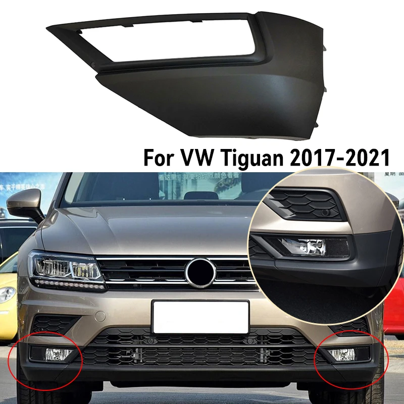 Auto Left Right Side Front Lower Bumper Fog Light Grille Grill Cover ...