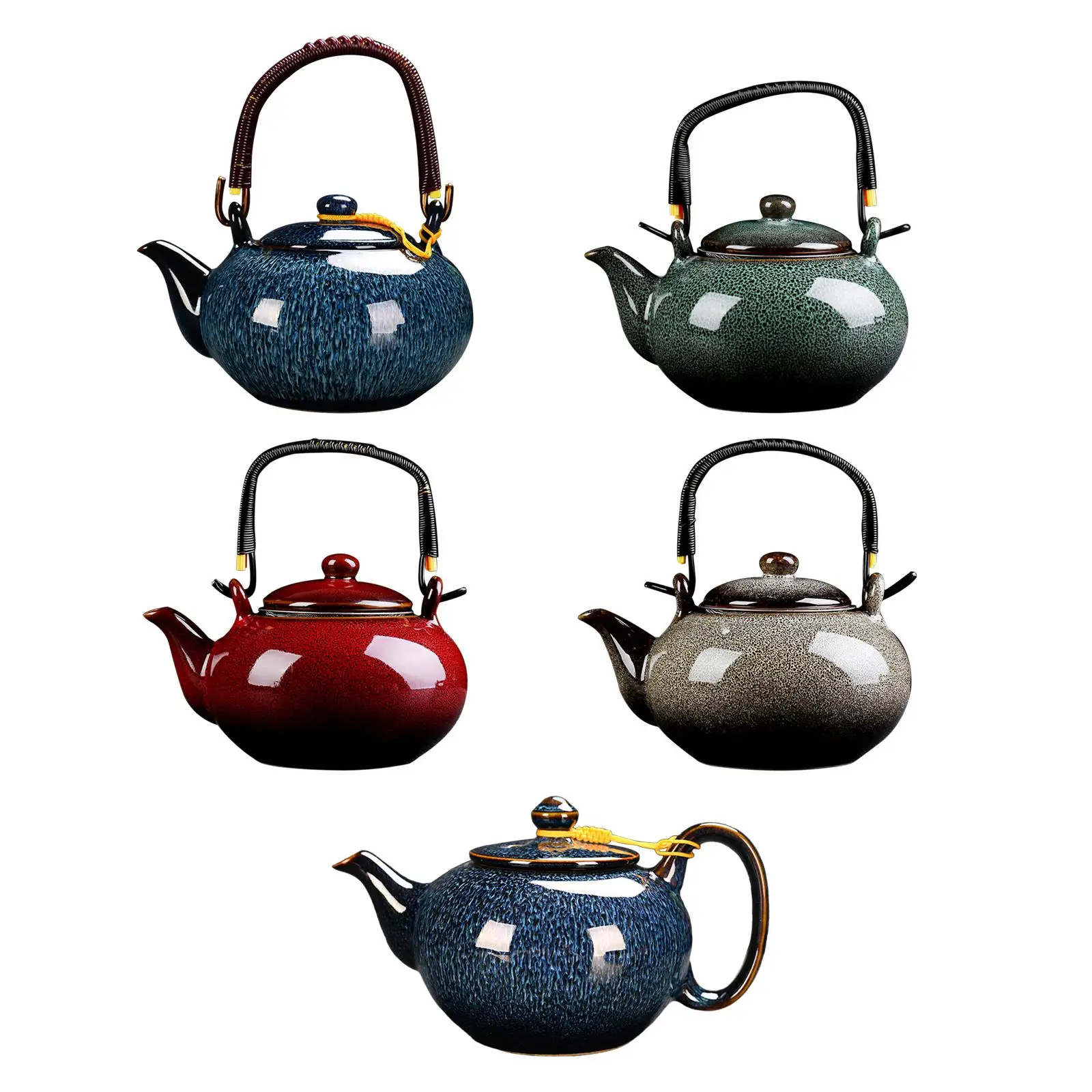 Ceramic-Teapot-Teaware-Durable-Chinese-Style-Traditional-Porcelain-Tea ...