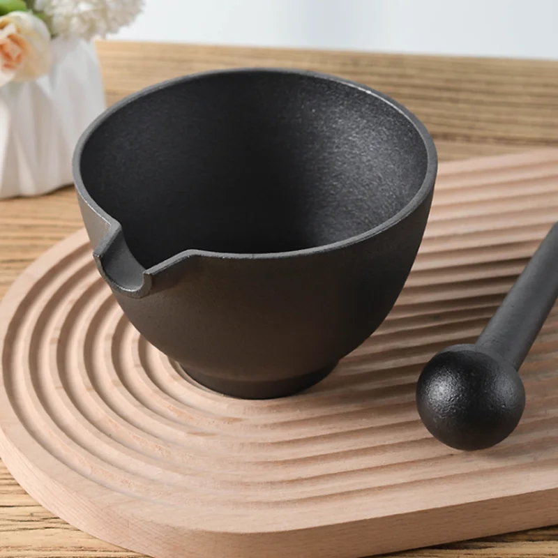 Набор мельниц для специй из чугунного раствора и пестика | AliExpress