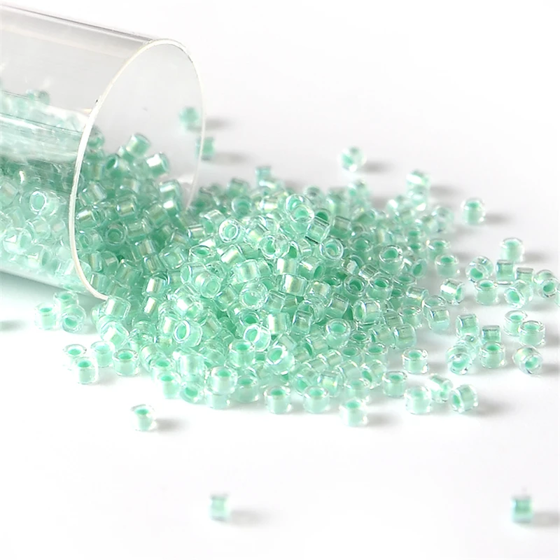 1-6mm-2000pcs-Miyuki-Delica-Glass-Seed-Beads-Luster-Rainbow-Colors ...
