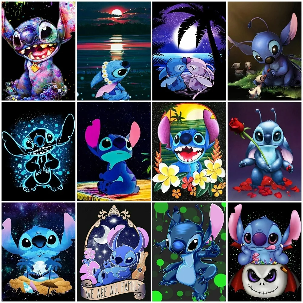 Disney-Lilo-And-Stitch-Painting-By-Numbers-Cartoon-Drawing-By-Number ...