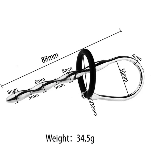 Catheter Sounds Urethral Dilators Catheter Stainless Steel Penis Plug Male Sex Toys Sounding Rod ...
