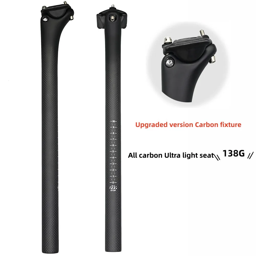 Ultra-Lightweight-Carbon-Seatpost-for-MTB-Road-Bike-Matte-Black-Seat ...