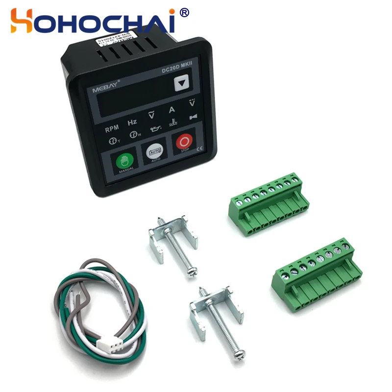 Generator Monitoring DC20D Generator Controller - Automatic Start Module With LED Display For ...