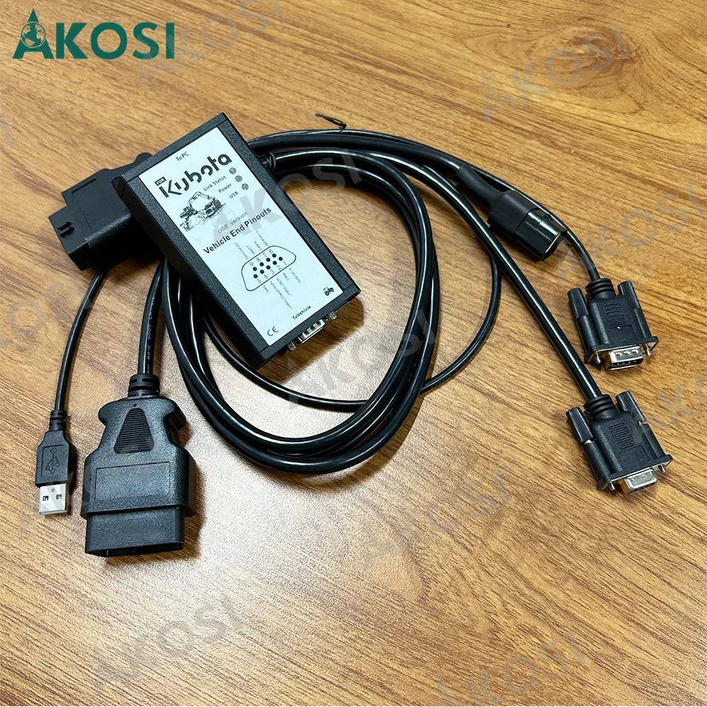 For-Kubota-Takeuchi-Diagmaster-Data-Link-Adapter-with-4-PIN-diagnostic ...