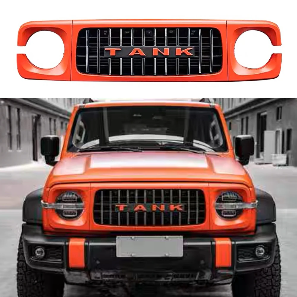 Off-road-4x4-Bumper-Grille-Fit-For-Great-Wall-GWM-WEY-Tank-300-2021 ...