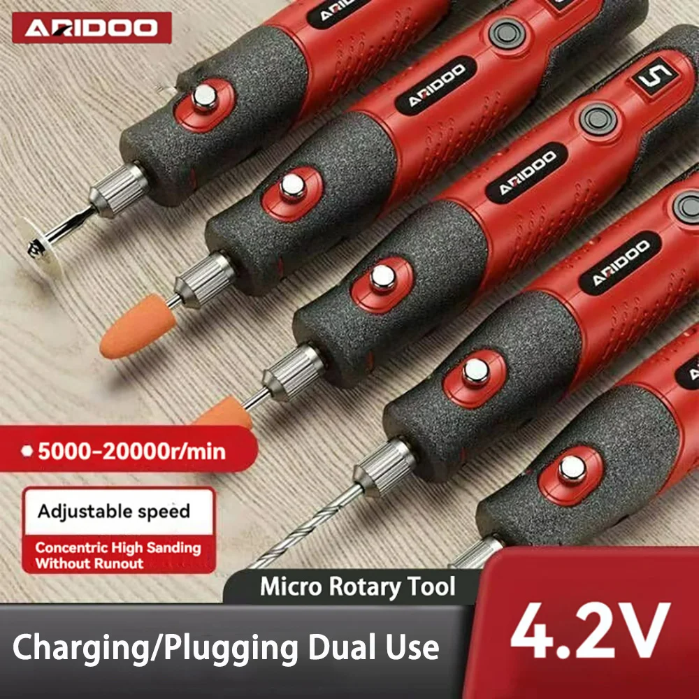 4-2V-5-speed-Regulation-5000-20000r-Cordless-Electric-Drill-Drilling ...