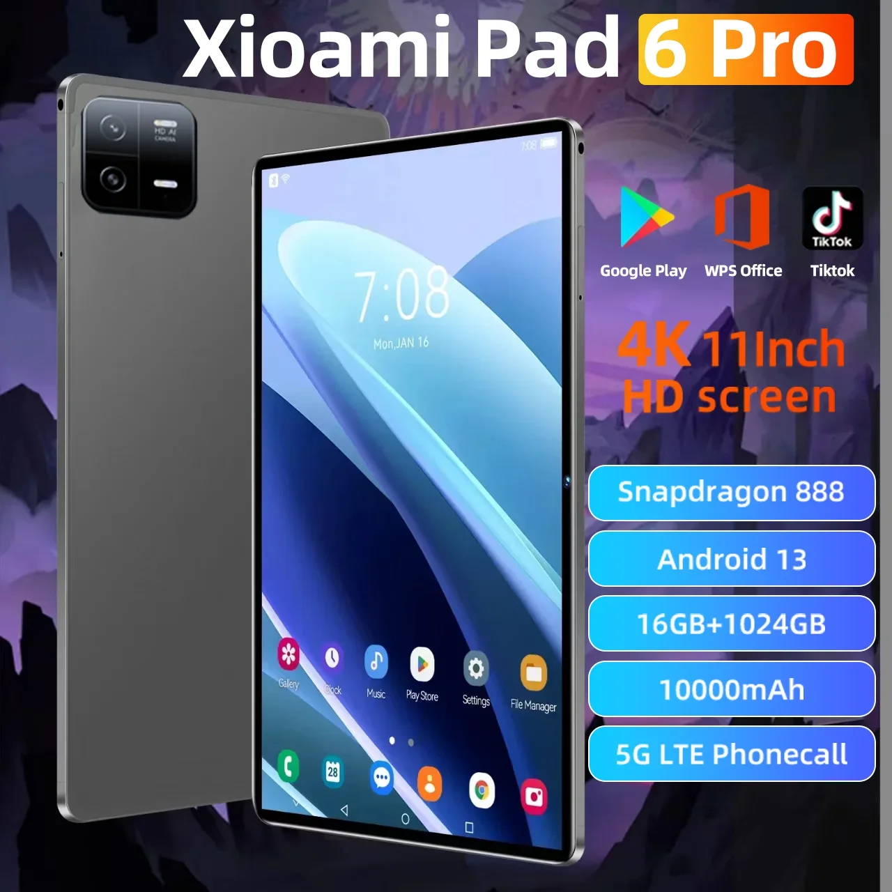 2024-Original-Global-Version-Tablets-Android-13-Pad-6-Pro-Snapdragon ...