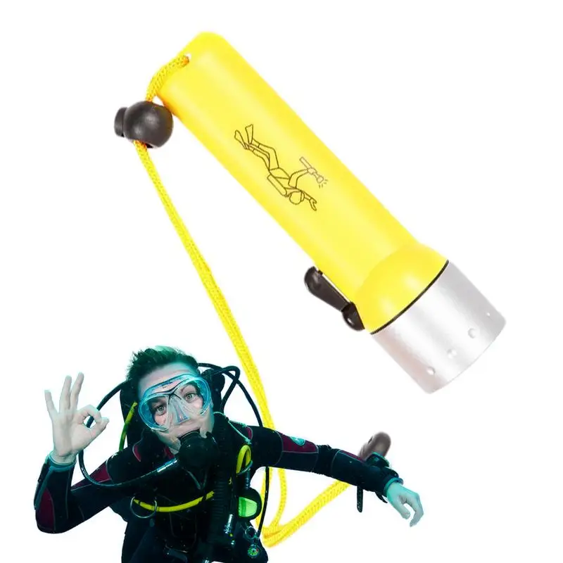 Underwater-Flashlight-Submarine-Lights-Batteried-Dive-Torch-Snorkeling ...