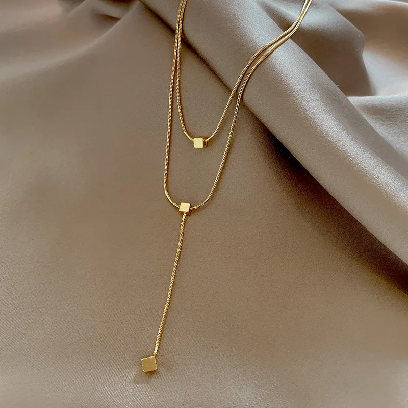 316L-Stainless-Steel-New-Fashion-Fine-Jewelry-Minimalism-2-Layers-Cube ...