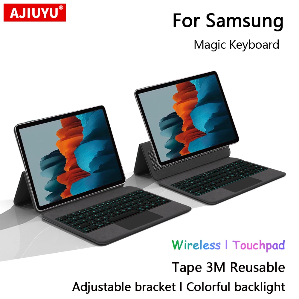 Smart-Touchpad-Magic-Keyboard-para-Samsung-Galaxy-Tab-S7-S8-S9-FE-11-A8 ...