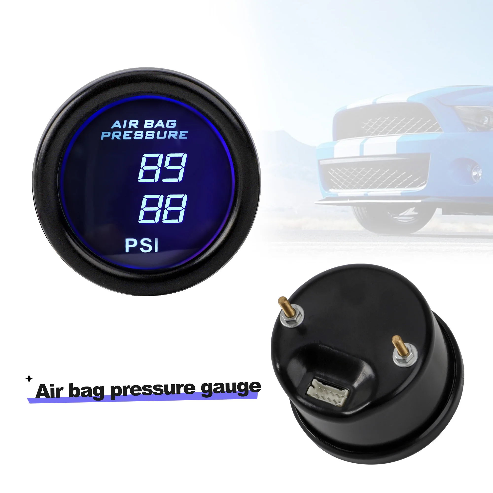 Air-Suspension-Pressure-Gauge-52mm-Blue-LED-Dual-Digital-Display-Air ...