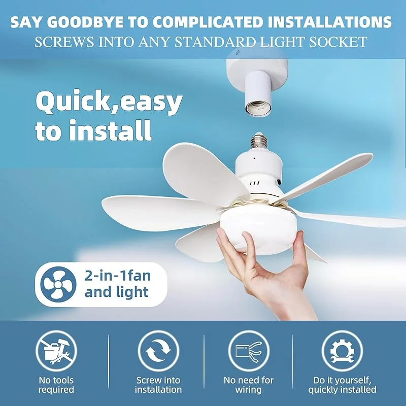 LED-30W-Modern-Smart-Wireless-Ceiling-Fan-Light-E27-with-Remote-Control ...