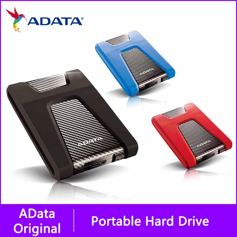 ADATA HD650 External Portable Hard Drive 2TB 4TB Computer Office Storage Drive USB 3.2 1TB EXT 2 ...