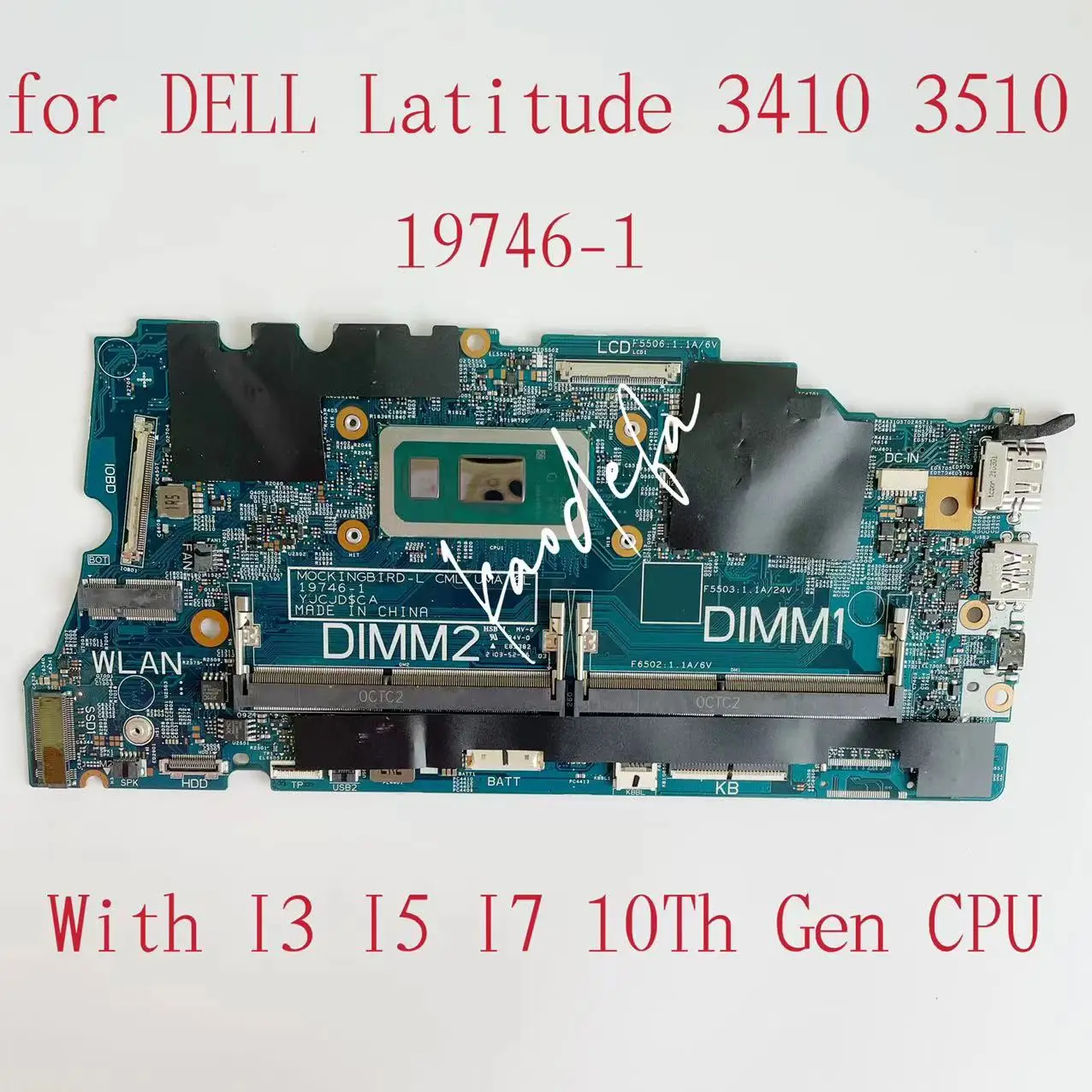 For-Dell-Latitude-3410-3510-Laptop-Motherboard-With-I3-I5-I7-10Th-Gen ...
