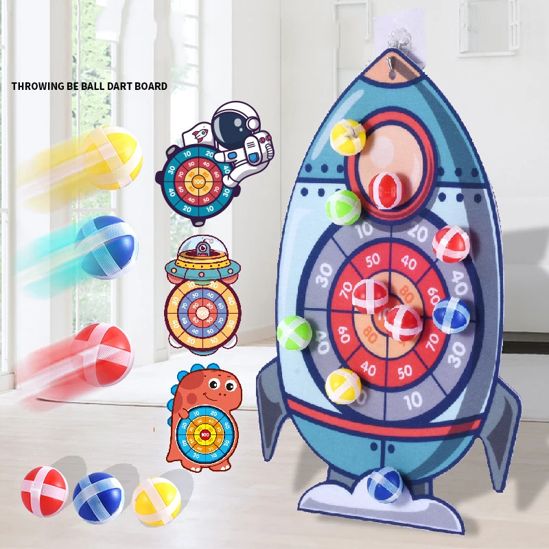 Montessori-Toy-Sports-Baby-Kid-Games-Sticky-Ball-Dart-Board-Board-Game ...