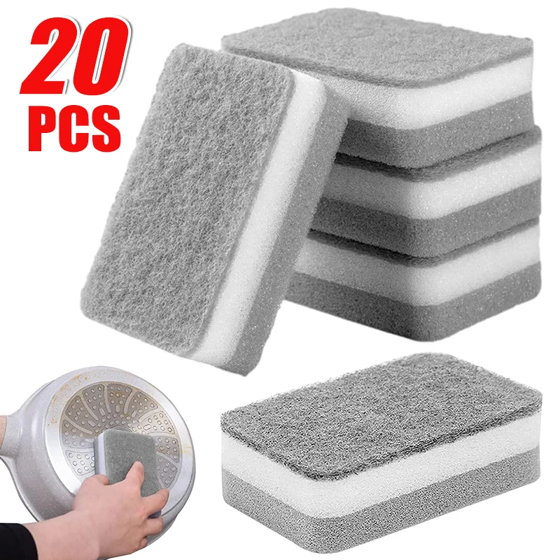 Double-sided-Cleaning-Sponges-Wipe-Scrubbing-Pan-Pot-Dishwashing ...