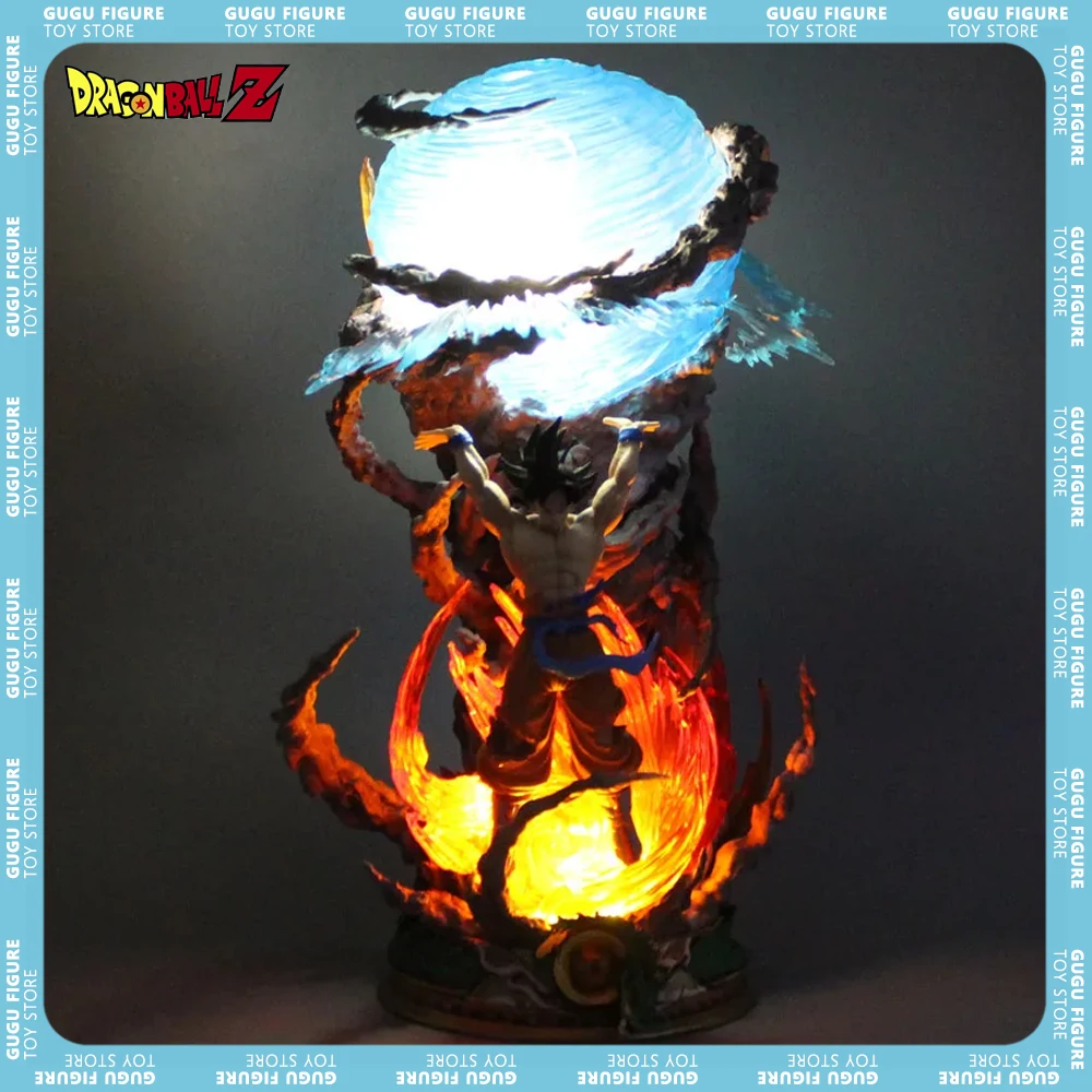 25cm-Son-Goku-Dragon-Ball-Anime-Figure-Super-Genki-Bomb-Figure-luminose ...