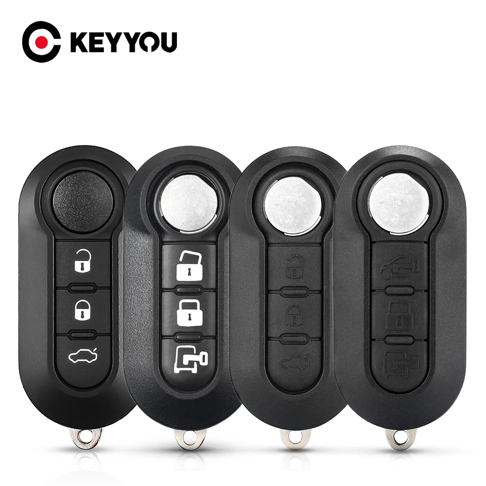 KEYYOU-For-Fiat-500-Punto-Ducato-Stilo-Panda-Remote-Auto-Key-Pad-Case ...