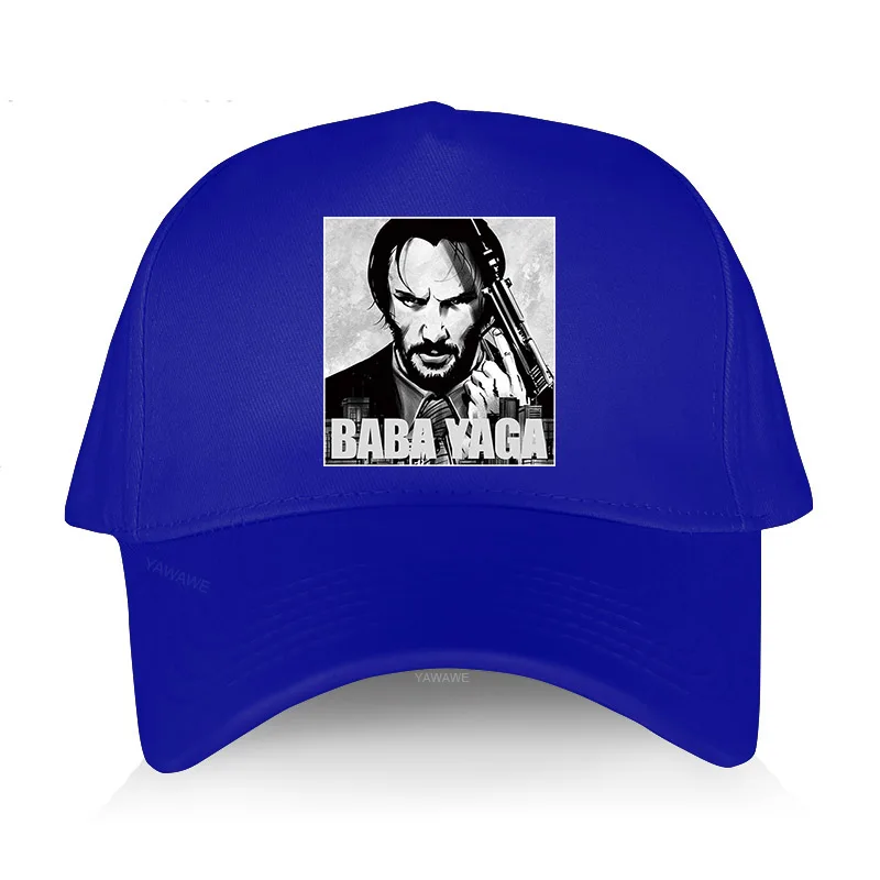 Men's casual cool brand hat John Wick 3 Baba Yaga funny printed Black ...