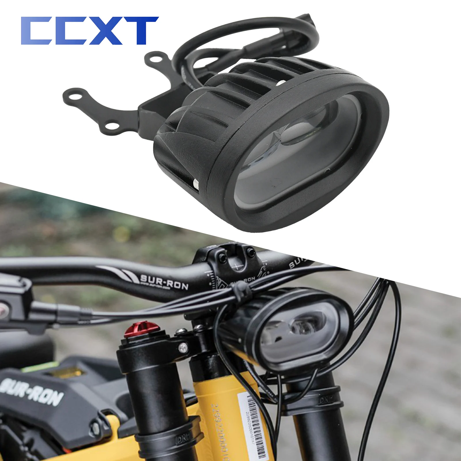 Motorcycle-LED-Front-Head-Light-Headlight-Bracket-For-Sur-Ron-Surron ...