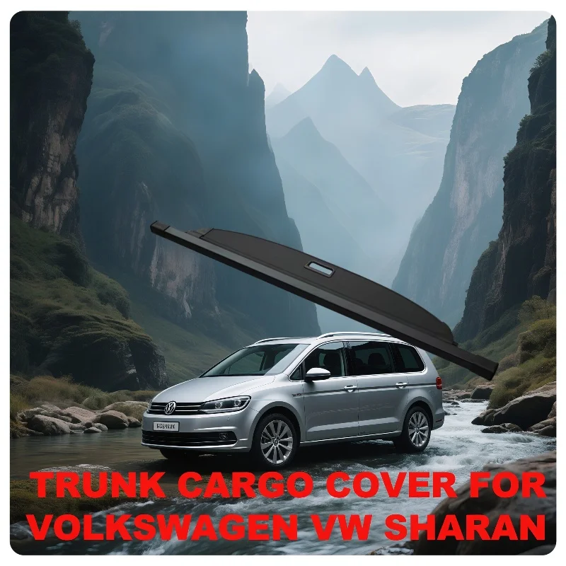Trunk Cargo Cover For Volkswagen VW Sharan 2012-2021 Security Shield ...