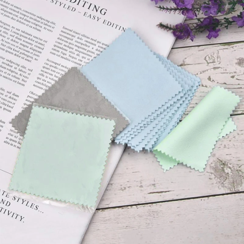 8x8cm-Color-Cleaning-Polishing-Cloth-Soft-Clean-Wipe-Cloth-Of-Jewelry ...
