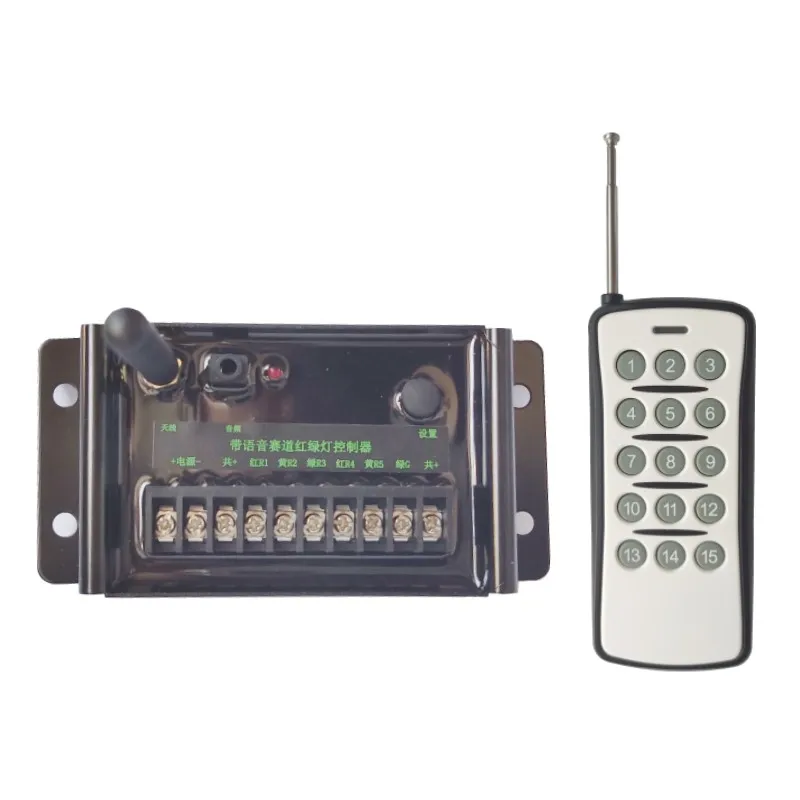 12V-remote-control-traffic-light-controller-with-voice-broadcast-solar ...