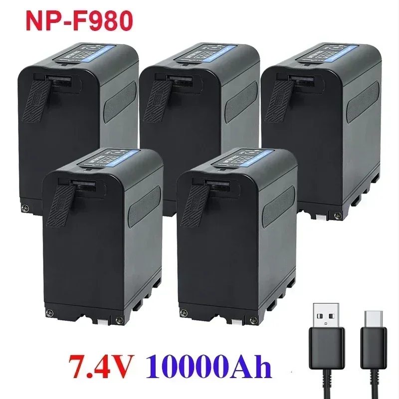 Original-7-4V-10000mAh-NP-F980-NP-F970-NPF960-NP-F970-Battery-with-USB ...