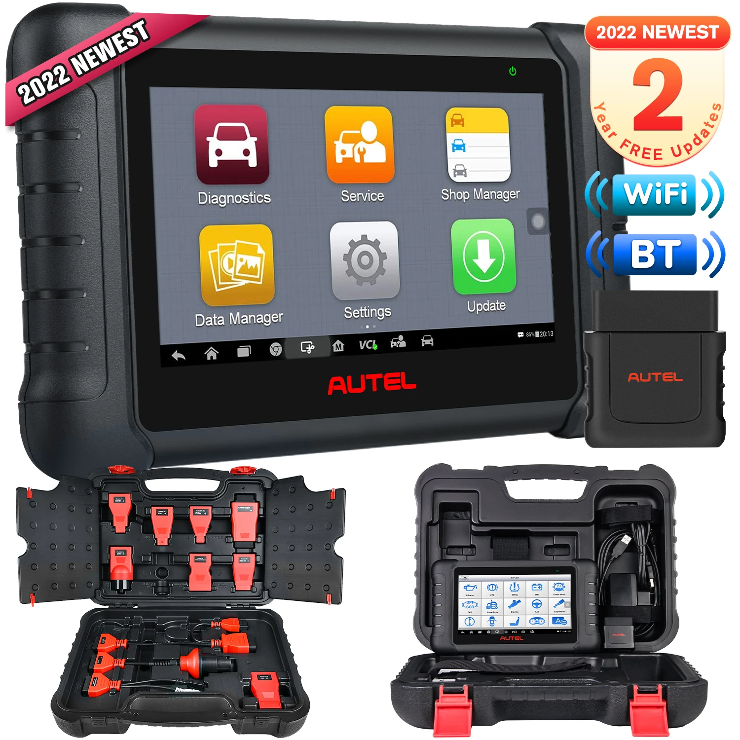 Autel herramienta de diagnóstico automotriz MaxiPRO MP808BT MK808 MP808 ...
