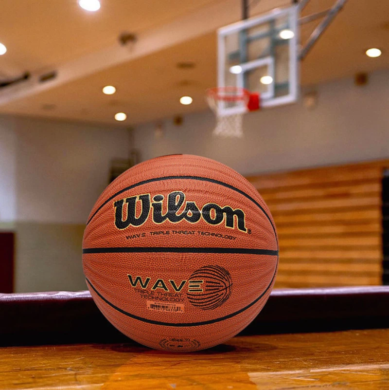 Wilson Wave Basketball Soft Elastic Pu Wear-resistant Indoor Outdoor ...