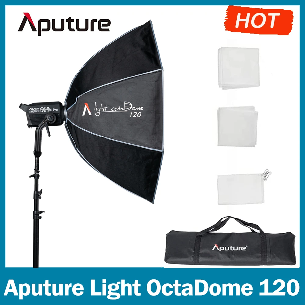 Aputure Light Octadome 120cm Octagon Portable Bowens Mount Softbox With ...