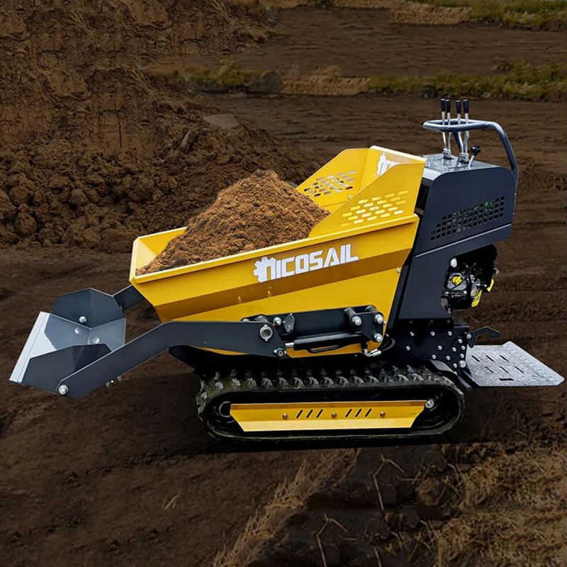 Self-Loading-All-Terrain-Full-Hydraulic-Mini-Truck-Tracked-Dumper ...
