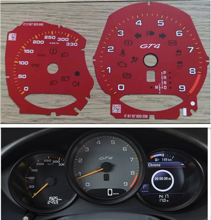 For-Porsche-981-982-718-Boxster-Cayman-Macan-Speedo-Dials-Instrument ...