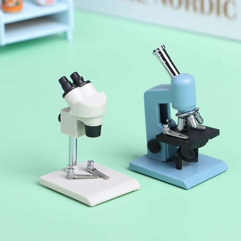 1Pc-1-12-Dollhouse-Miniature-Microscope-Laboratory-Equipment-Model ...