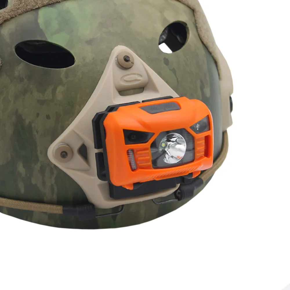 VULPO Tactical FAST MICH Helmet Light Signal Light Sensor Headlamp USB ...