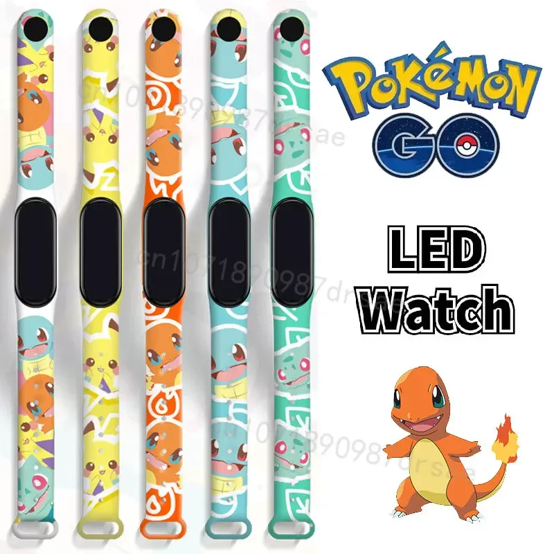 Pokemon-Pikachu-Electronic-Watch-Fashion-Cartoon-Digital-Wristwatch ...