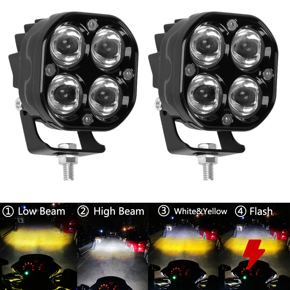 Additional-Motorcycle-Led-Lights-Auxiliary-Moto-Headlights-Spotlights ...